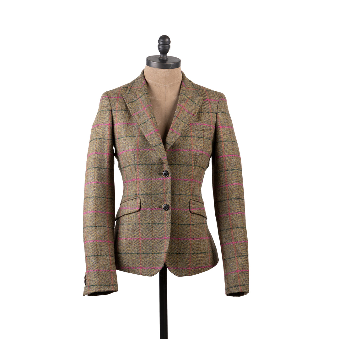 Amy Jacket in Green & Pink WP – Stewart Christie & Co. Ltd