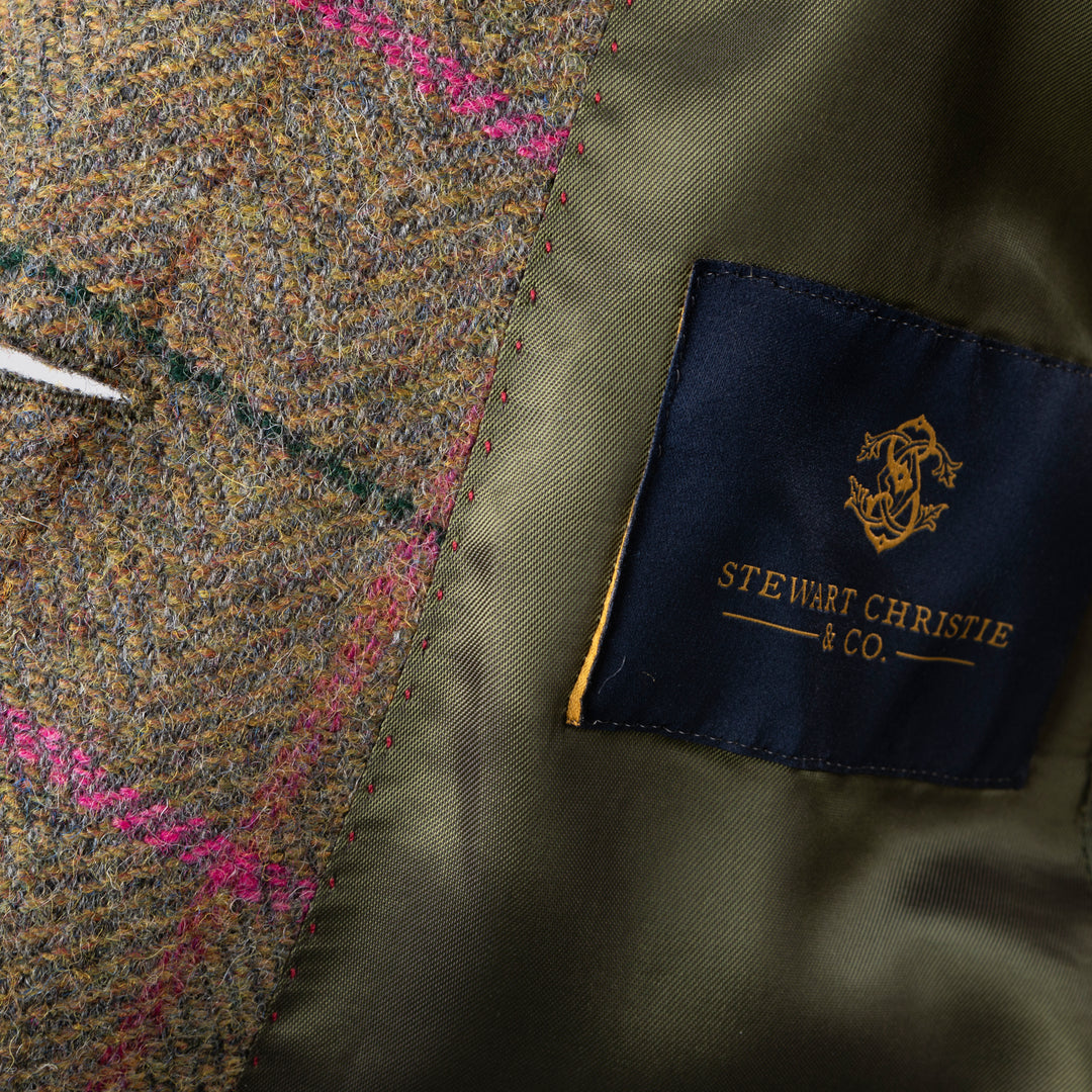 Amy Jacket in Green & Pink WP – Stewart Christie & Co. Ltd